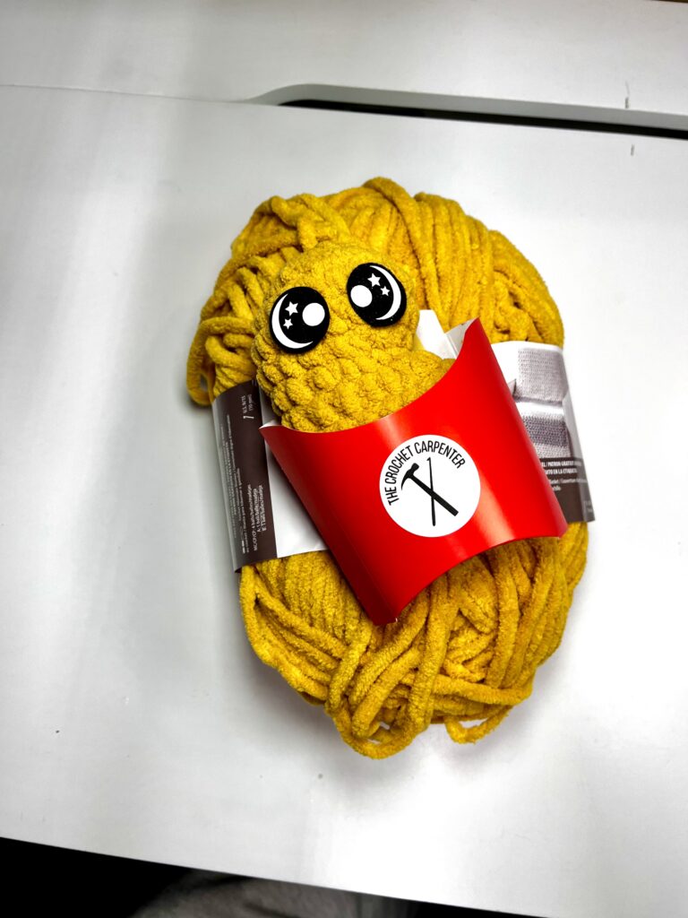 Free Chicken Nugget Crochet Pattern - The Crochet Carpenter