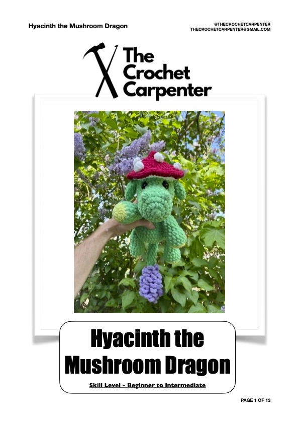 Hyacinth the Mushroom Dragon | FREE Crochet Pattern – The Crochet ...