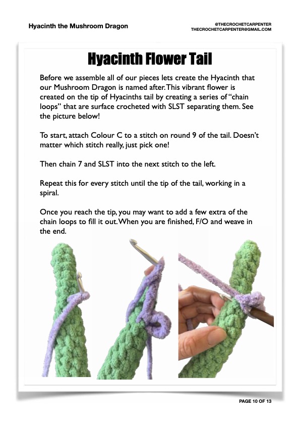 Hyacinth the Mushroom Dragon | FREE Crochet Pattern – The Crochet ...